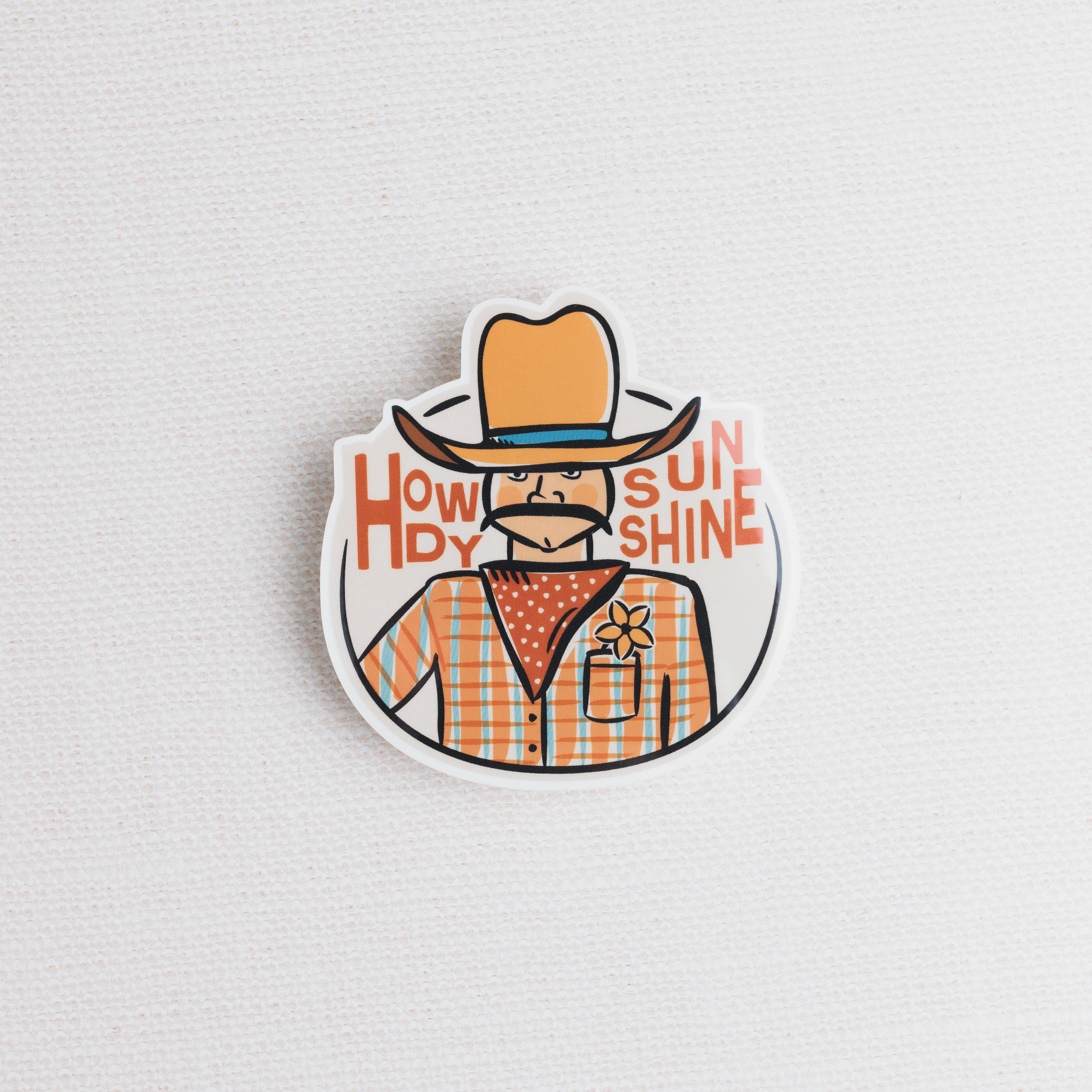 Howdy Sunshine Sticker | Wander West Mercantile